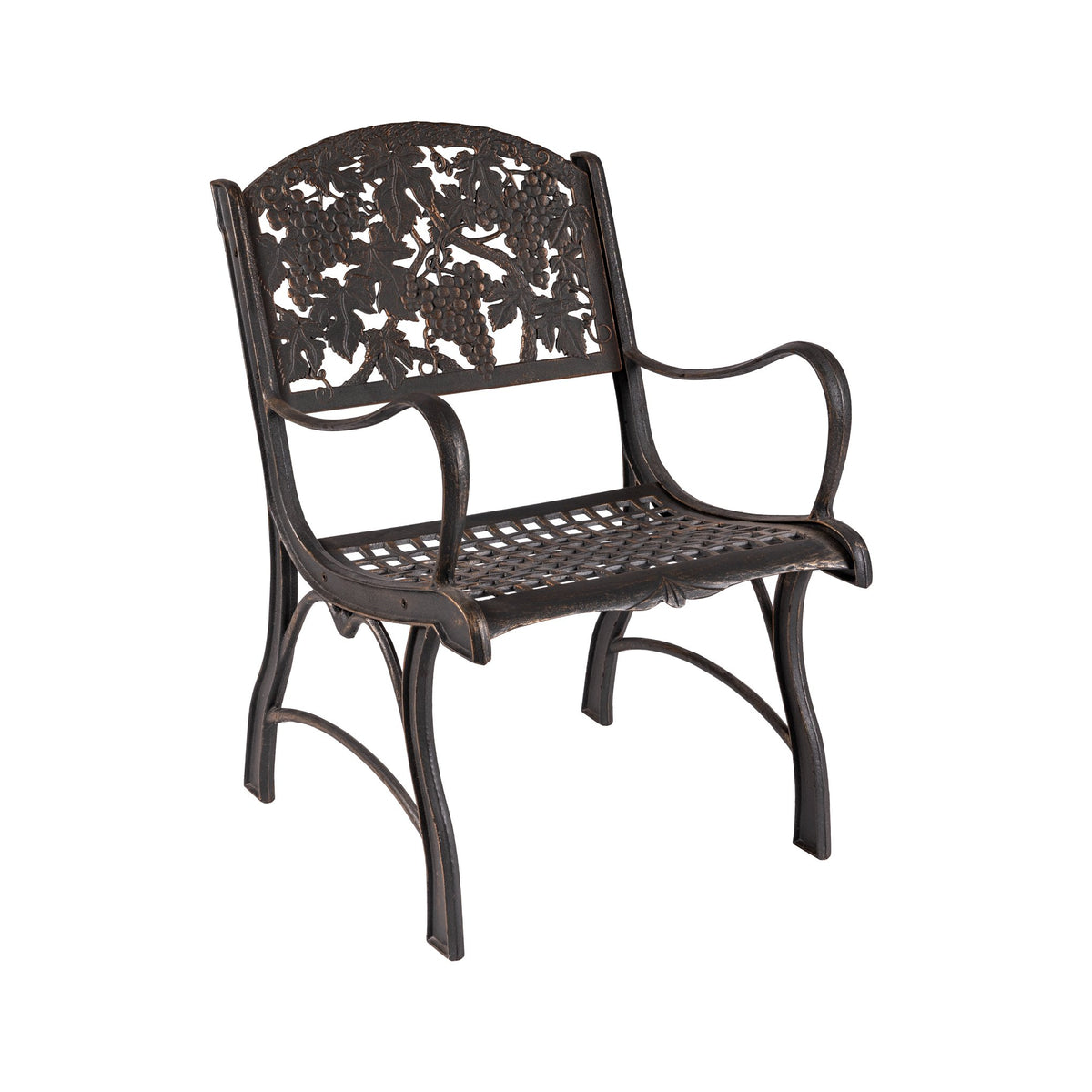 Cast Iron Grape chair designed by Painted Sky Designs